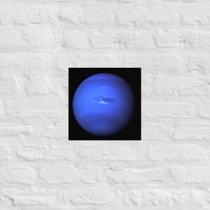Wall Art Photo Paper Poster Neptune Print Outer Space - Etsy