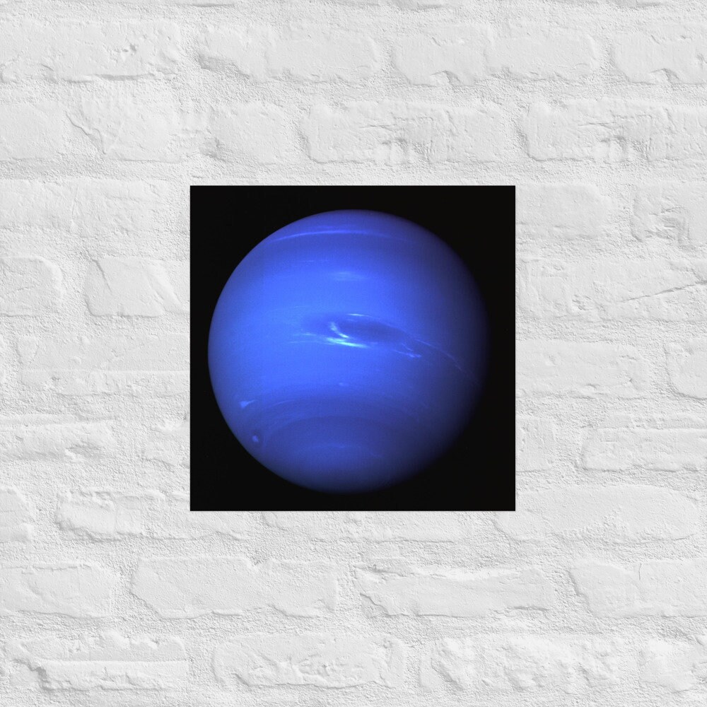 Wall Art Photo Paper Poster Neptune Print Outer Space - Etsy