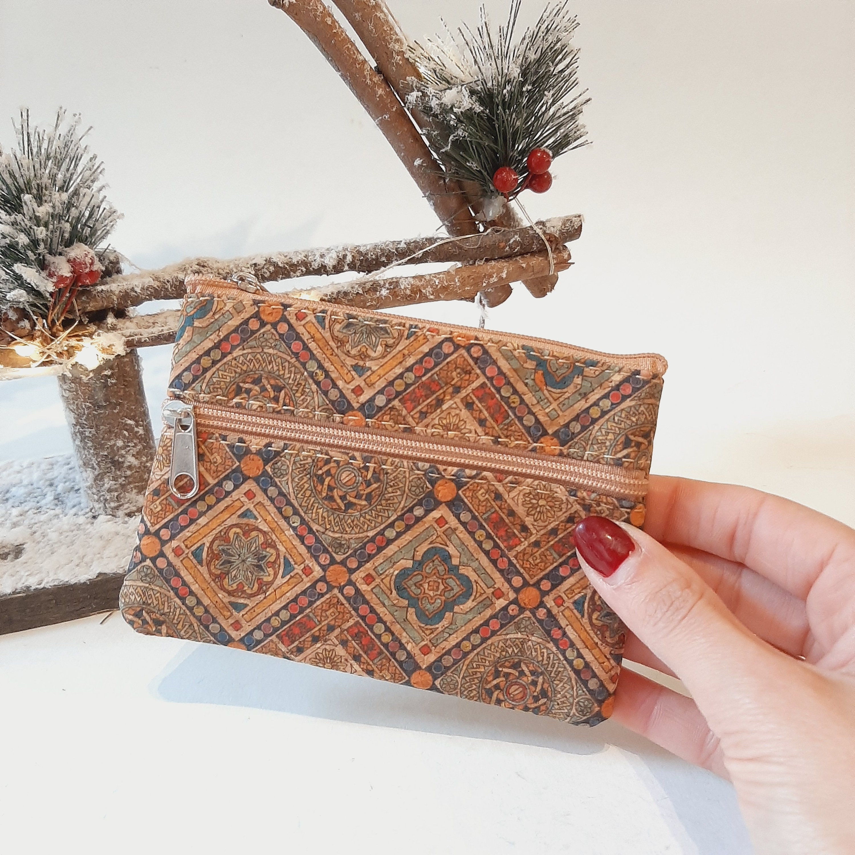 Cork Wallet / Cork Coin Purse Wallet / Vegan Wallet / Wallet / Cork ...