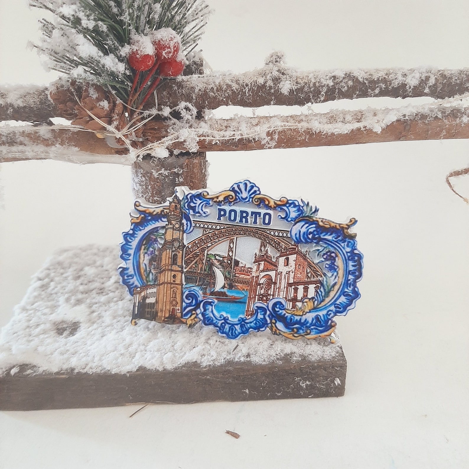 Ceramic Porto Magnet / Ceramic Tile Magnet / Porto Magnet / Souvenir ...