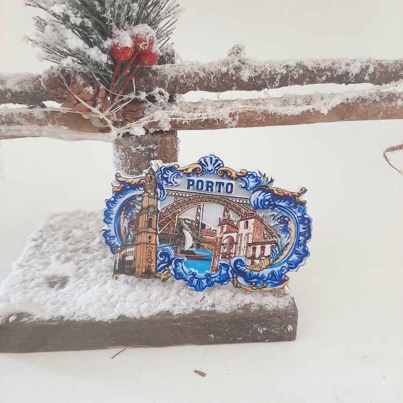Ceramic Porto Magnet / Ceramic Tile Magnet / Porto Magnet / Souvenir ...