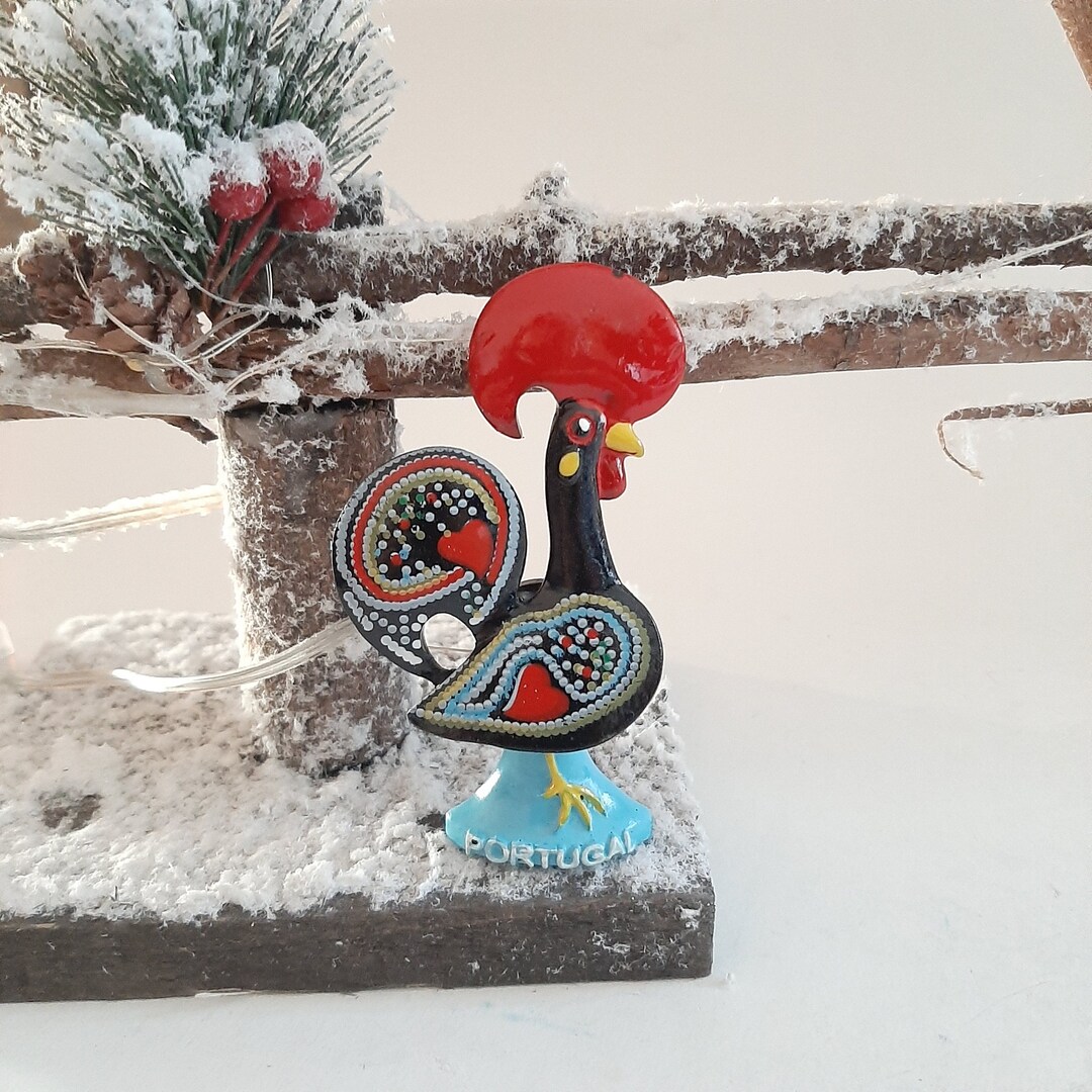 Ceramic Rooster Magnet / Ceramic Rooster / Portuguese Rooster ...