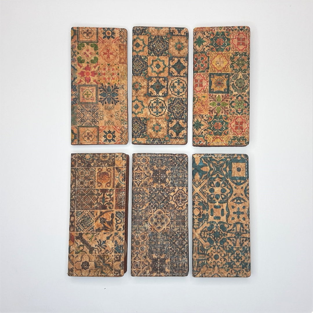 Cork Card Holder / Natural Cork Pattern Card / Purses for Women / Gift ...