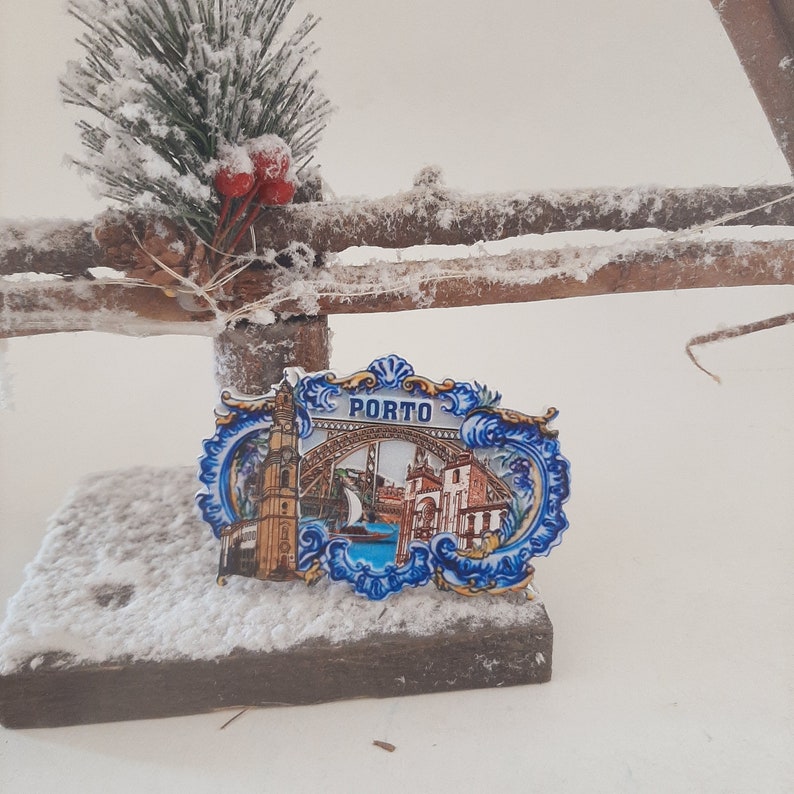 Ceramic Porto Magnet / Ceramic Tile Magnet / Porto Magnet / - Etsy