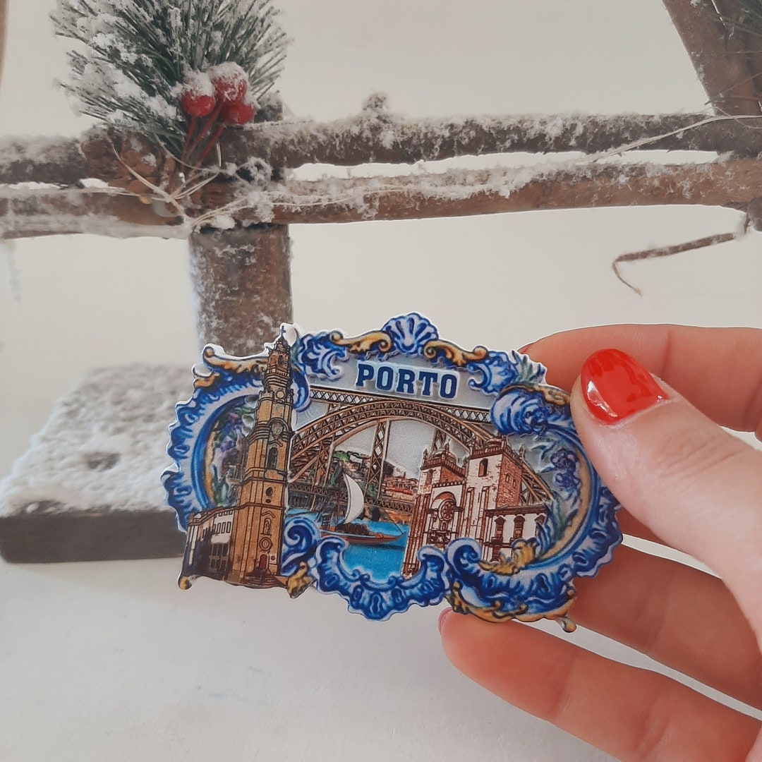 Ceramic Porto Magnet / Ceramic Tile Magnet / Porto Magnet / Souvenir ...