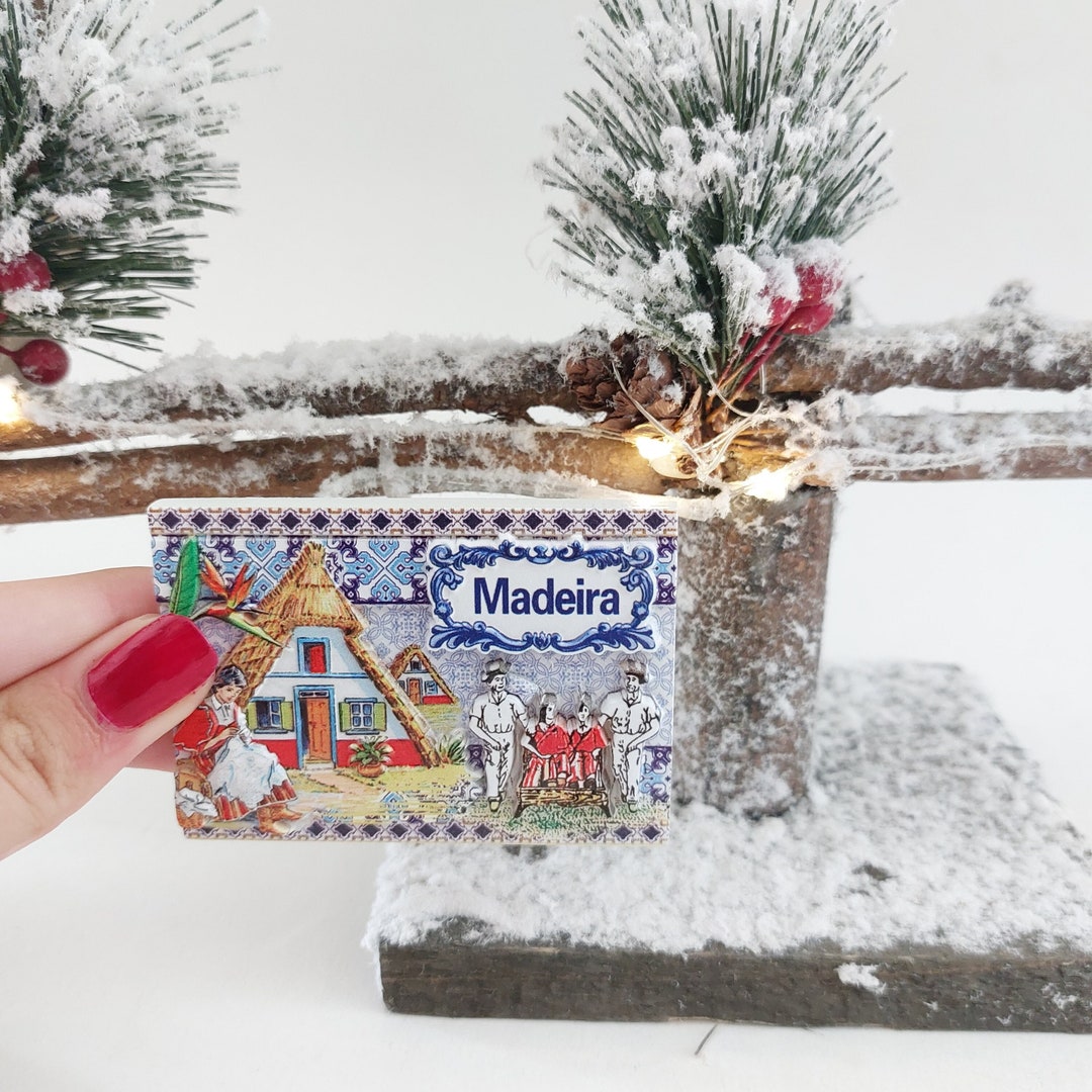 Madeira Ceramic Magnet / Magnet / Madeira Magnet / Souvenir From ...
