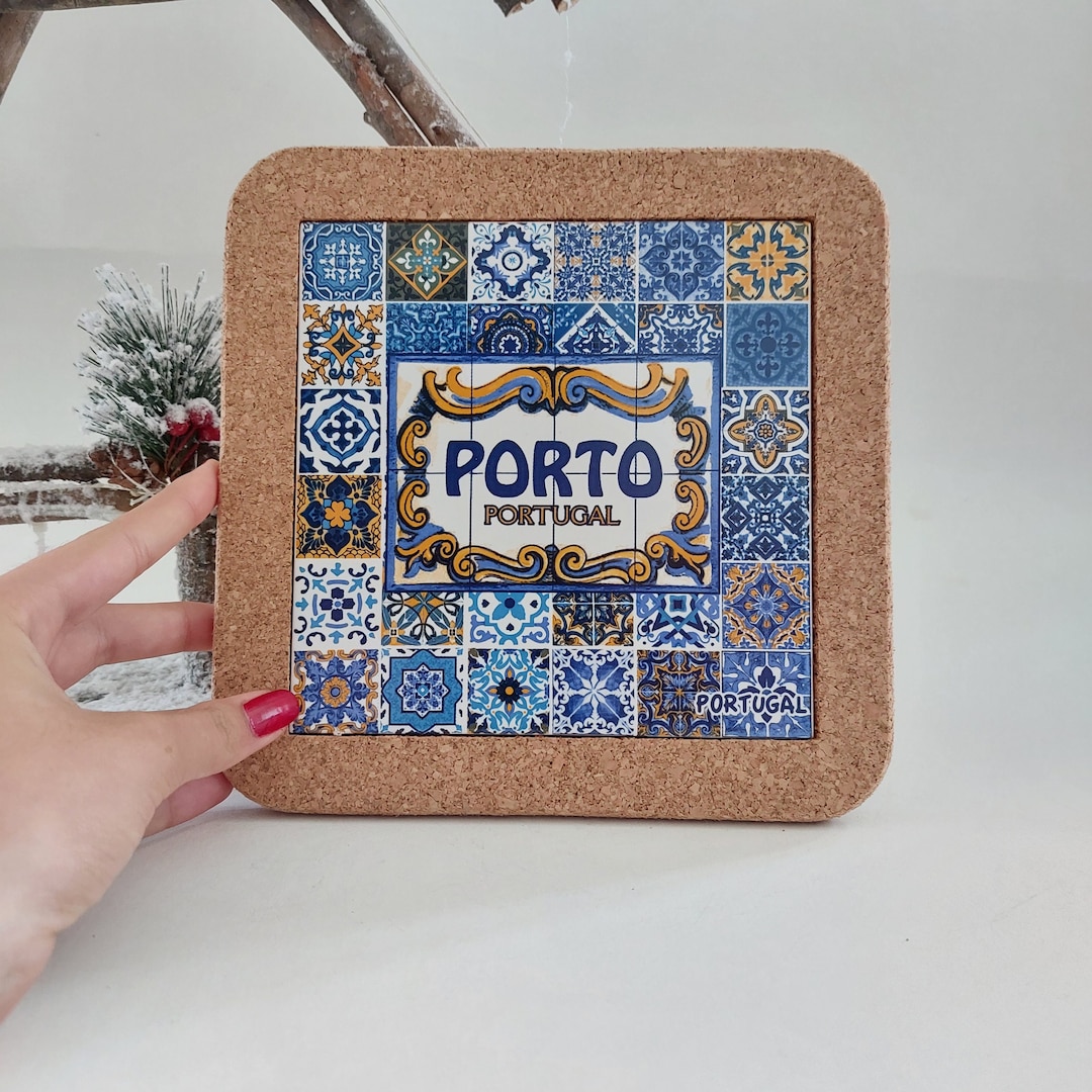 Cork Base With Ceramic / Cork Art / Cork Coaster / Kitchen Utensils ...