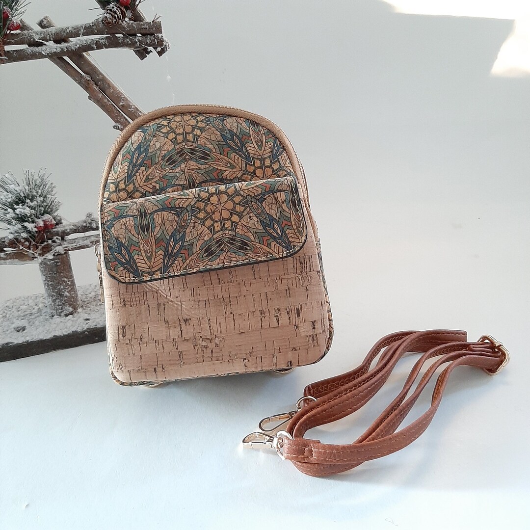 Cork Backpack / Vegan Bag / Girl Backpack / Cork Bag / Market Bag ...