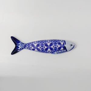 Ceramic Sardines / Ceramic Hanging Sardine / Fish Wall Hanging ...