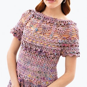 NORO - Congaree Top, Crochet PDF Pattern, Complex, English, German, and ...