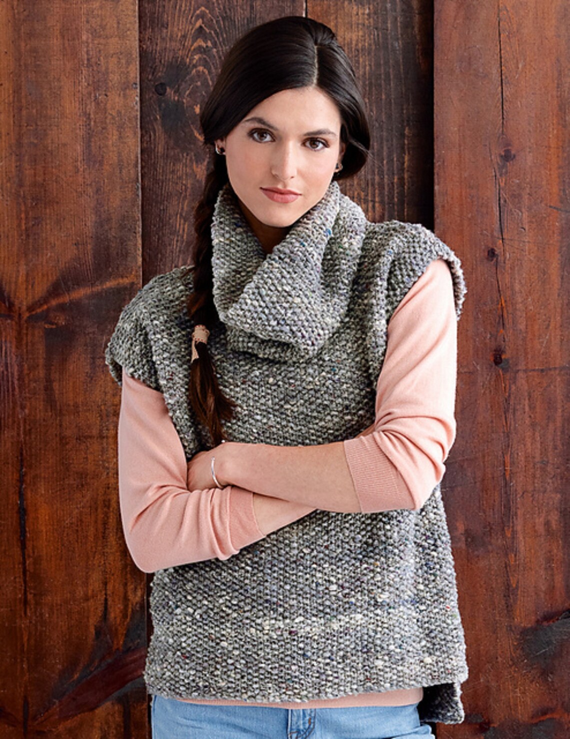 NORO - Weekend Binge Vest and Cowl, PDF Knitting Pattern, Advanced ...