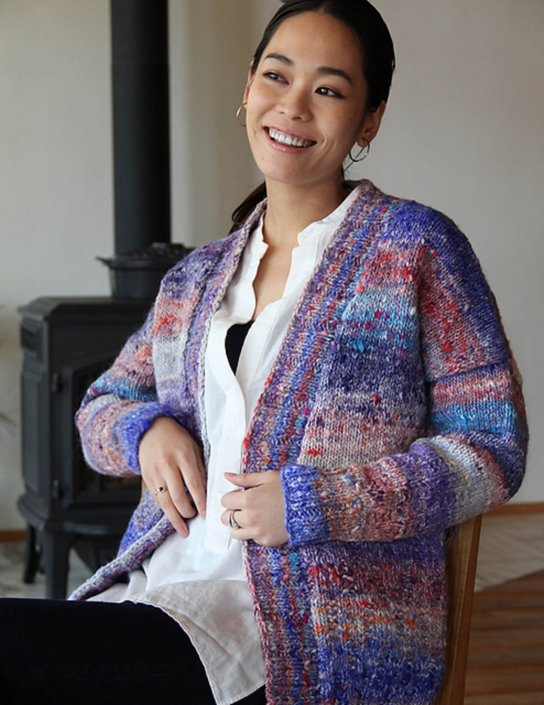 NORO - Botan Cardigan Sweater PDF Knitting Pattern, Instant Download ...