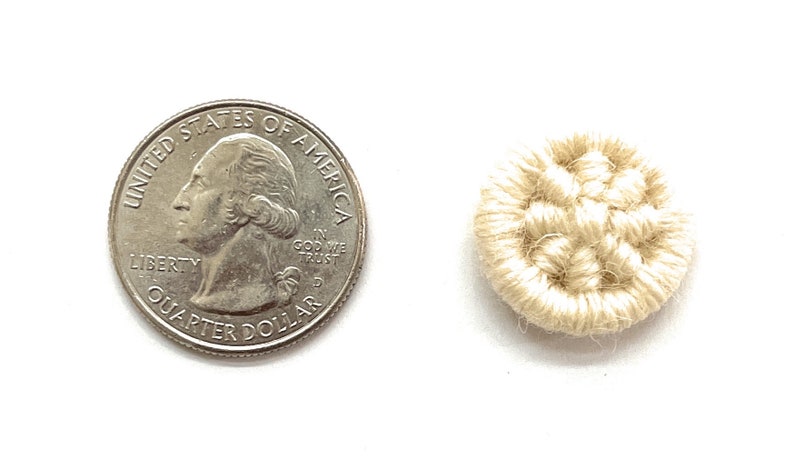 Dorset Yarn Buttons, 4-pack, 3/4 Inch Wool Buttons for Sewing, Knitting ...