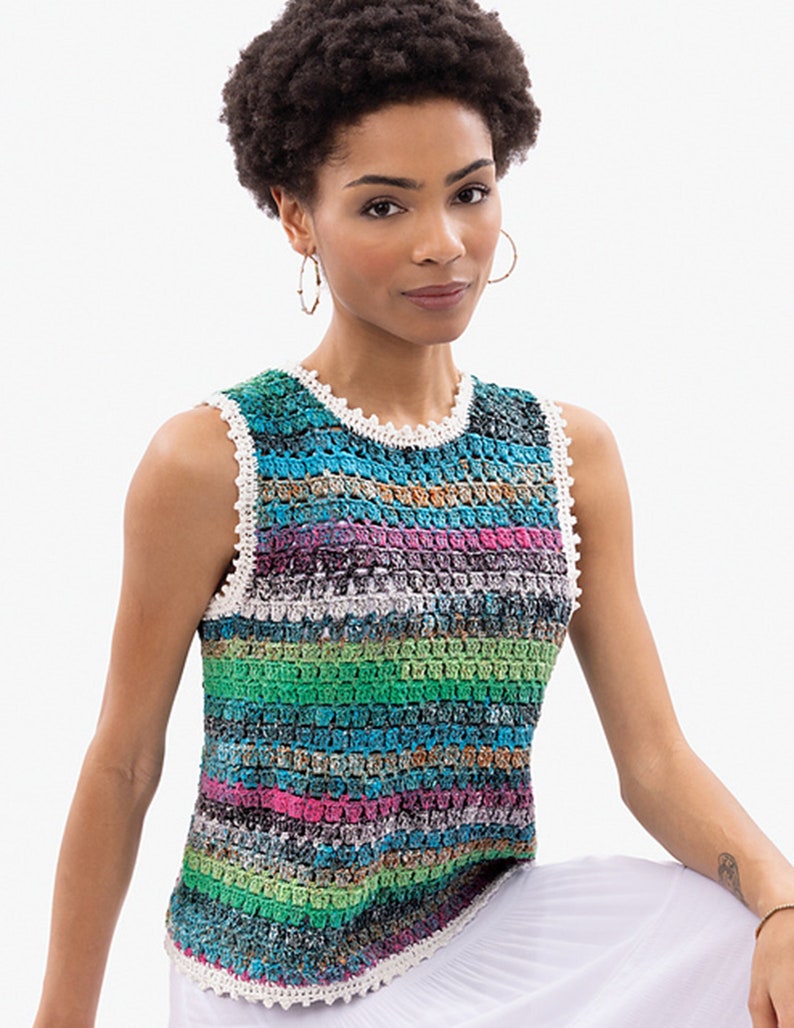 NORO - Patapsco Top Crochet PDF Pattern, Easy, English and German ...