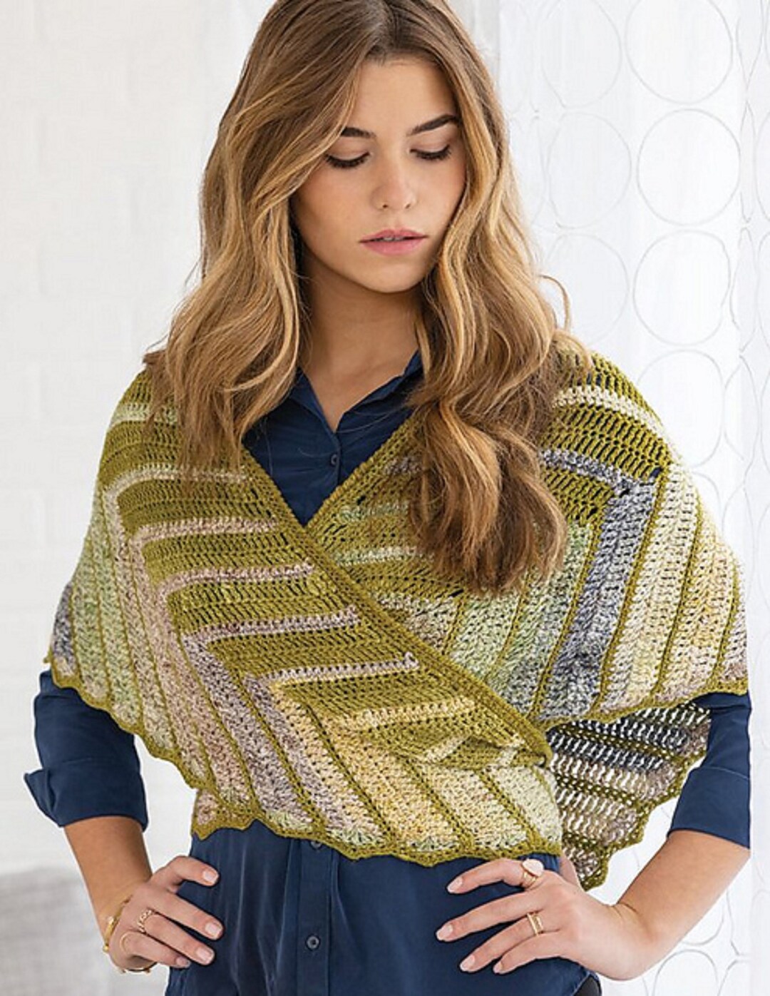 NORO Spring Woodlands 22 Shawl Crochet PDF Pattern - Etsy