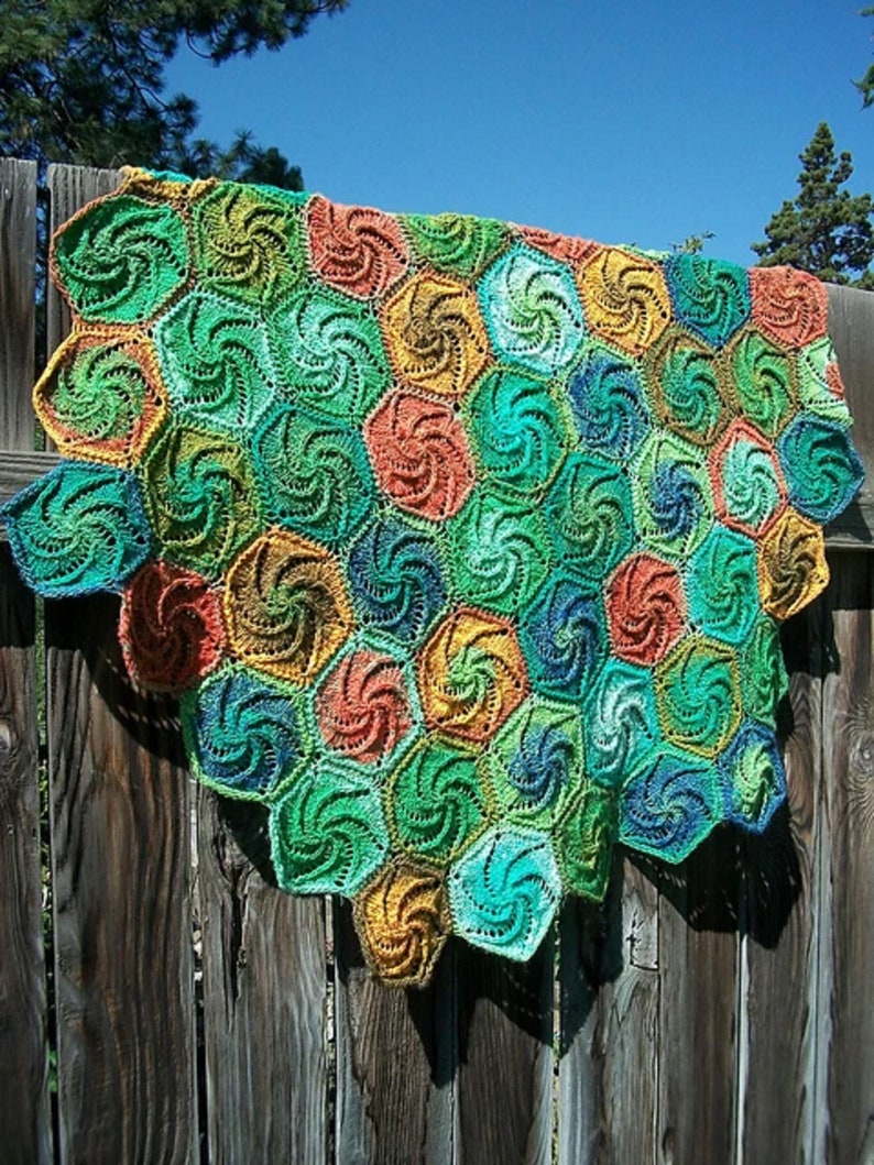 NORO - Modular Afghan, Blanket PDF Knitting Pattern - Etsy
