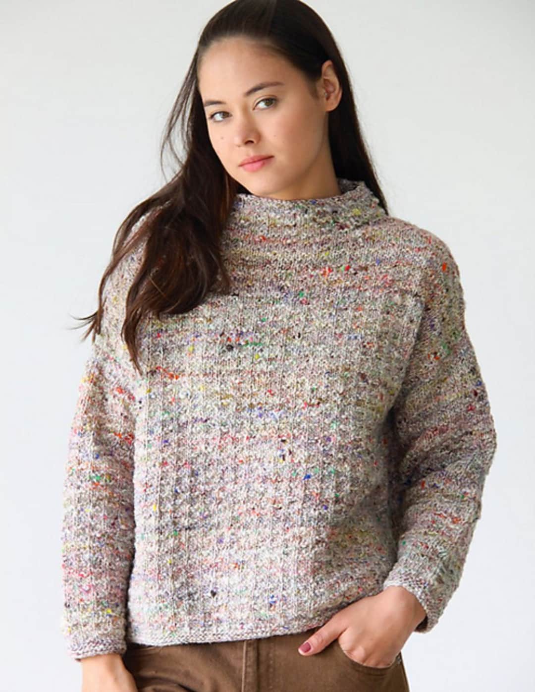 NORO - Sia Sweater #28 PDF Knitting Pattern, Jumper, Pullover, Textured ...