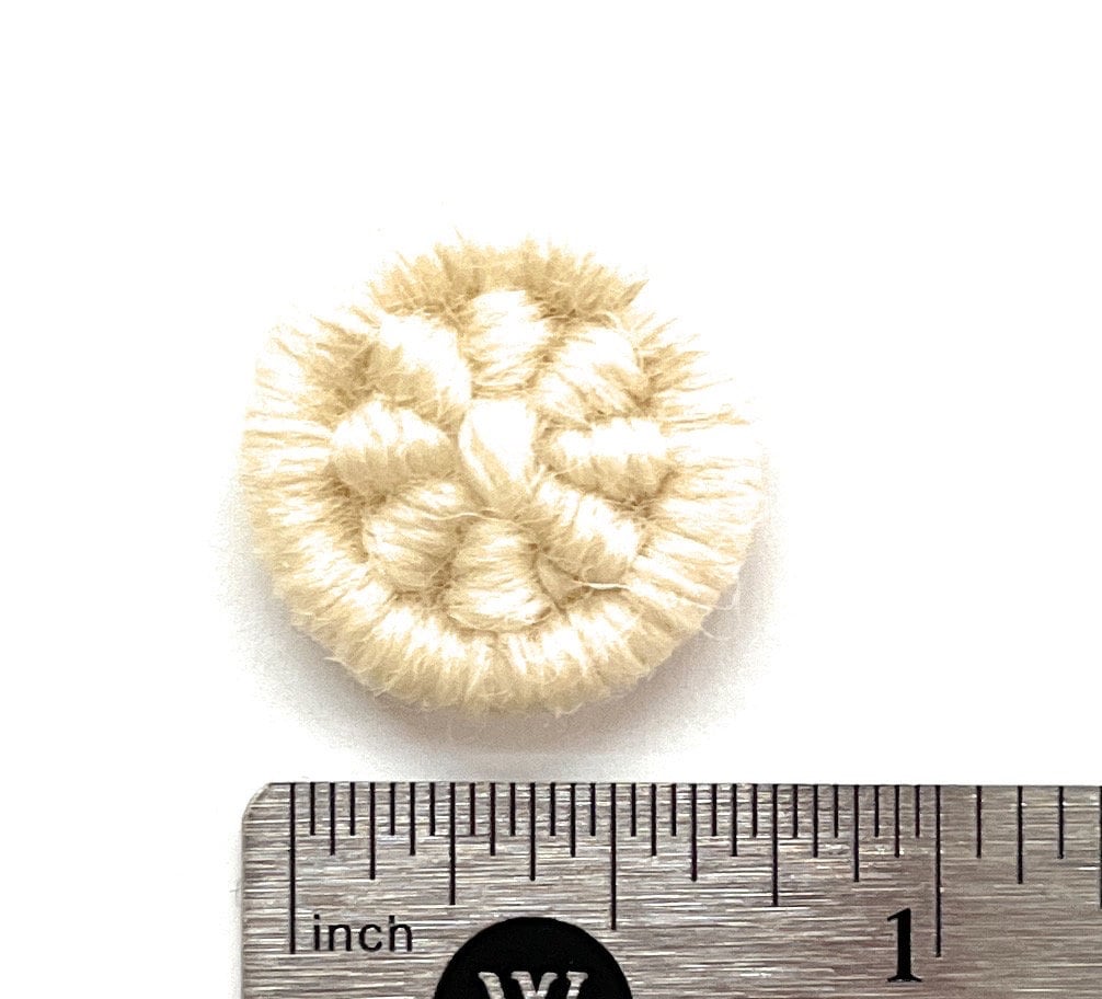 Dorset Yarn Buttons, 4-pack, 3/4 Inch Wool Buttons for Sewing, Knitting ...