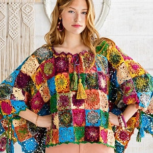 NORO - Wynnie Poncho Top #09 Crochet PDF Pattern - Etsy