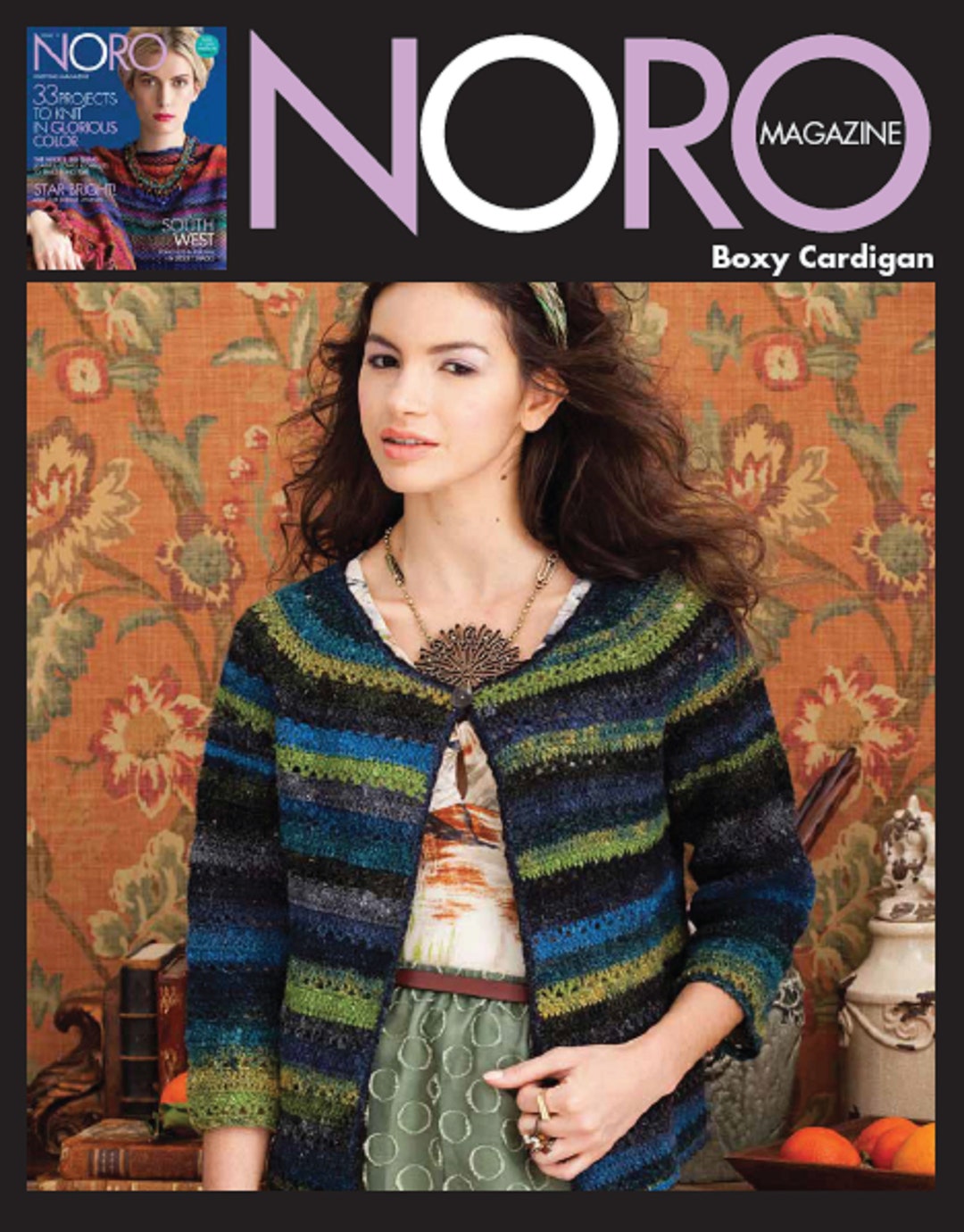 Noro Boxy Cardigan #29 Crochet PDF Pattern, Intermediate, English Only ...
