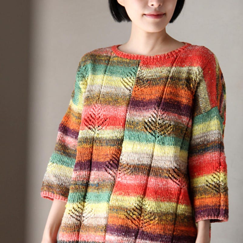 3/4 Length Sleeve Jumper - Etsy