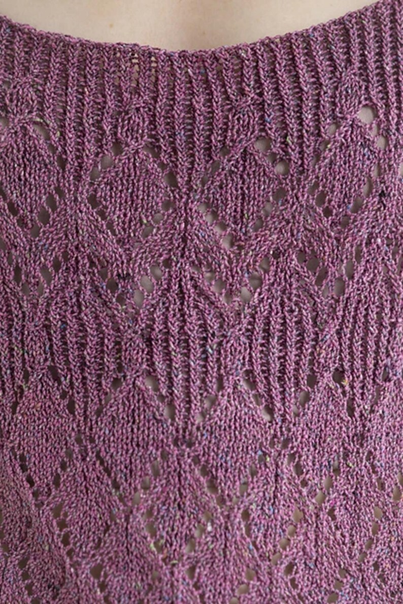 Scarlet Top, PDF Knitting Pattern, Queensland, Intermediate to ...