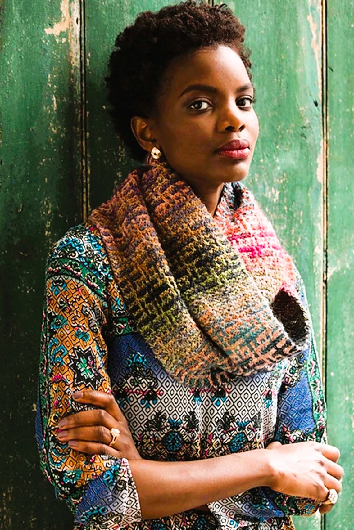 NORO Mosaic Cowl, PDF Knitting Pattern, Includes Chart, English Only - Etsy