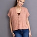 Elsie Cardigan, Top, Short Sleeve, PDF Knitting Pattern, Intermediate ...