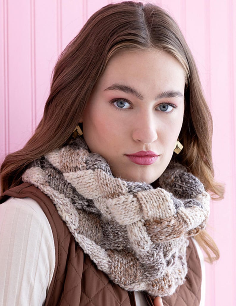NORO - Silestone Cowl, PDF Knitting Pattern, Intermediate, First-time ...