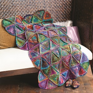 NORO - Granny Quilt Afghan #18, Blanket, Throw PDF Crochet Pattern ...