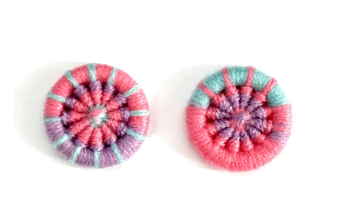 Dorset Yarn Buttons, 2-pack, 1-inch Acrylic Buttons for Sewing ...