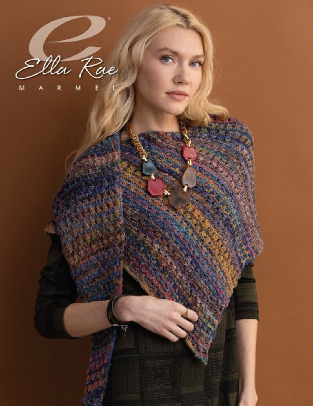 Serenity Shawl PDF Knitting Pattern, Wrap, Ella Rae, Marmel Yarn ...