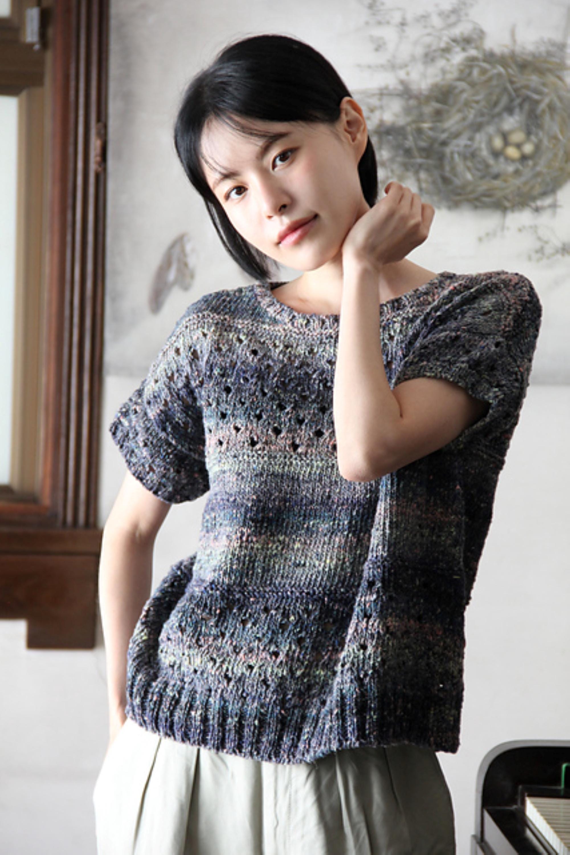 Tomoe Top, PDF Knitting Pattern, Intermediate Level Knitting, English ...