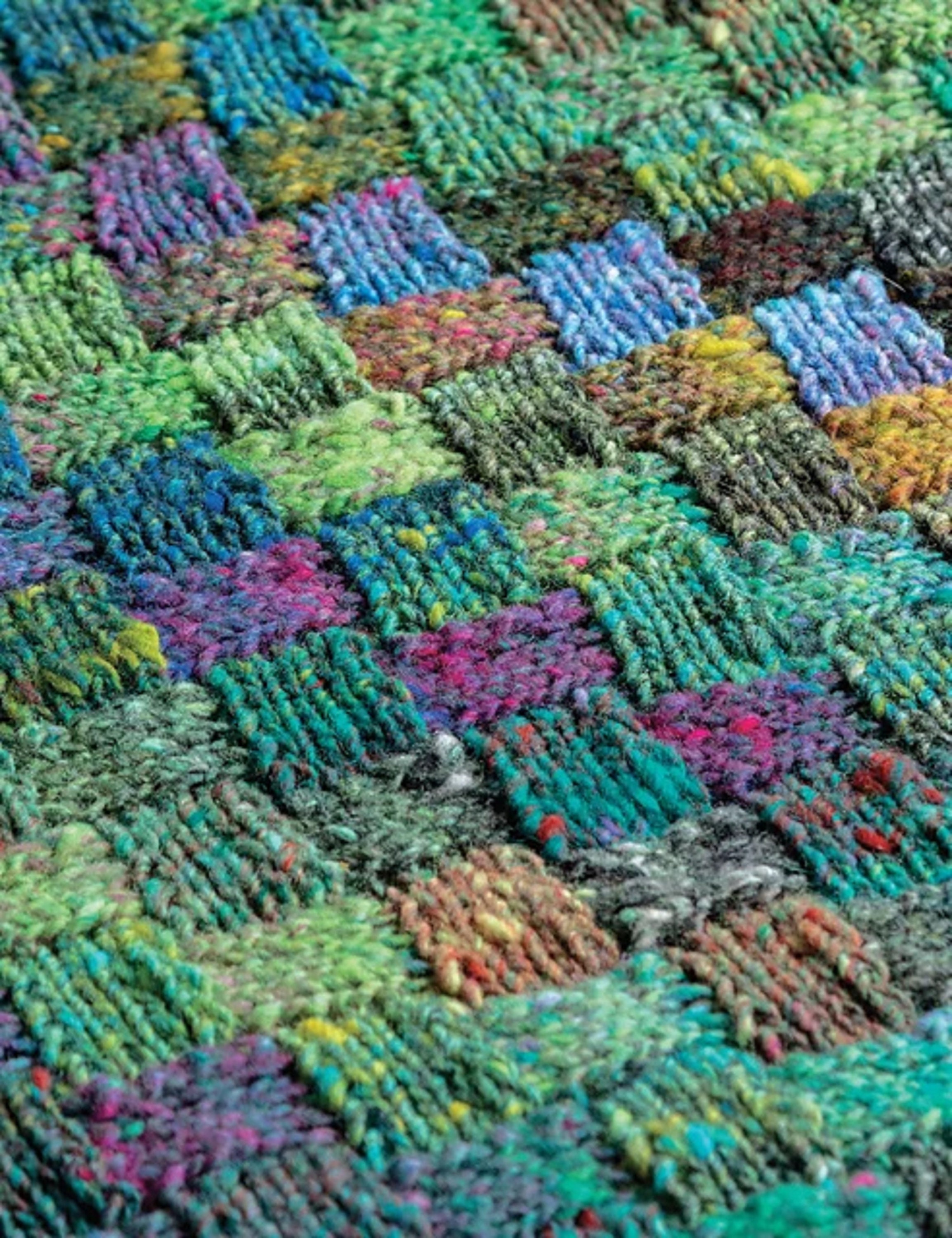 NORO Entrelac Crayon Box Blanket Throw PDF Knitting Pattern - Etsy