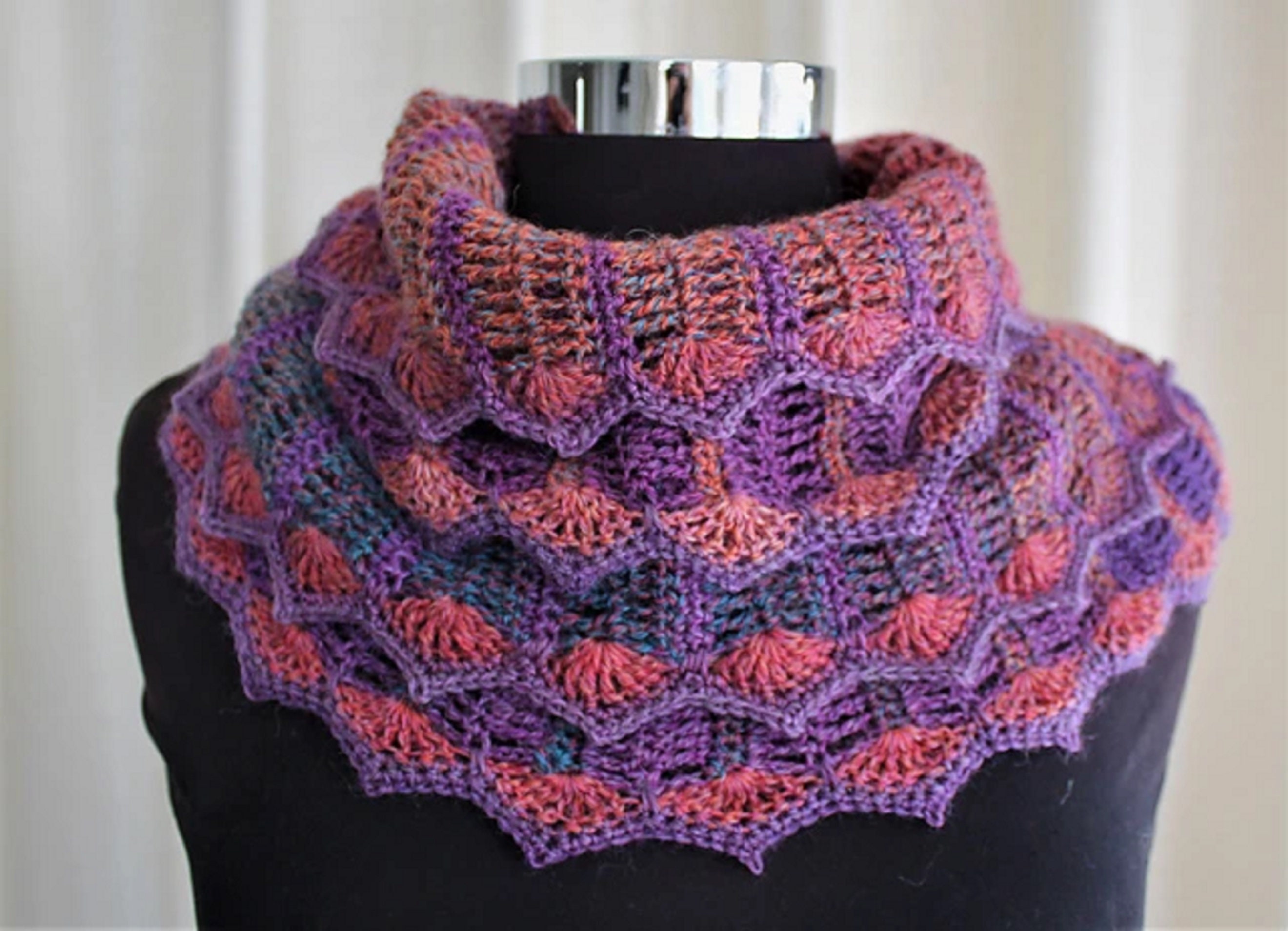 Vaeda Cowl, Crochet PDF Pattern, Instant Download, Intermediate ...