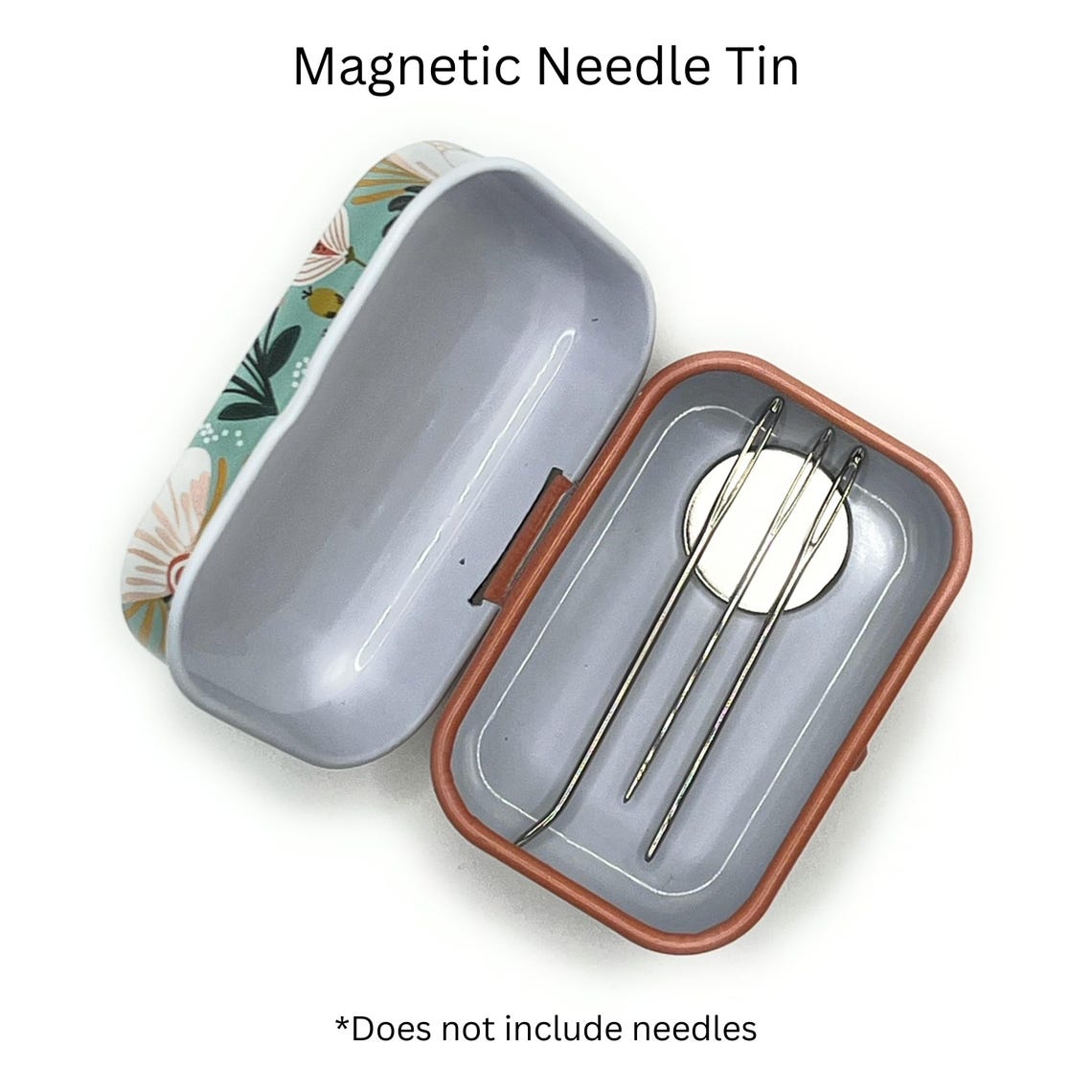 Magnetic Needle Tin Case, Minder Keeper for Yarn Needles, Tapestry ...