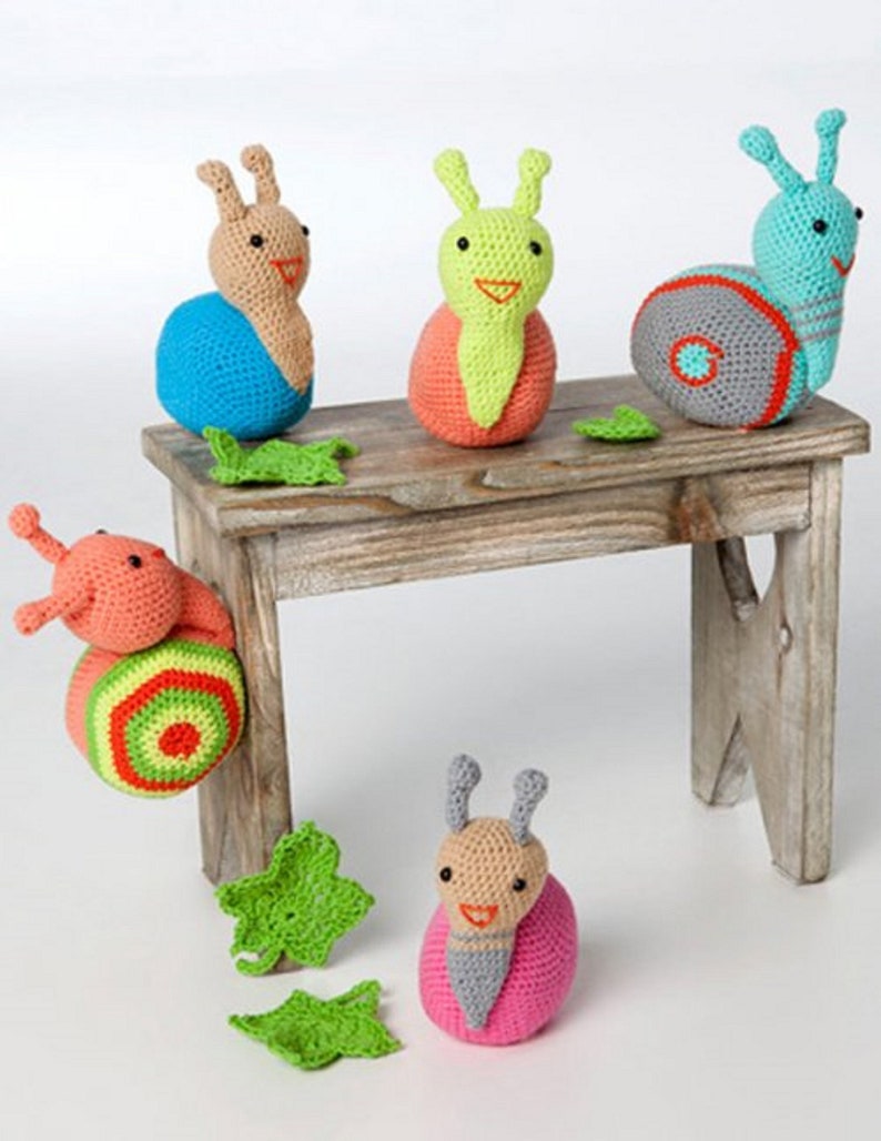 Amigurumi Snails Toy Crochet Pattern Animal Crochet PDF - Etsy