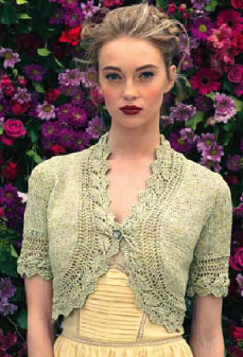 Thyme Shrug, Bolero PDF Knitting Pattern - Etsy Australia