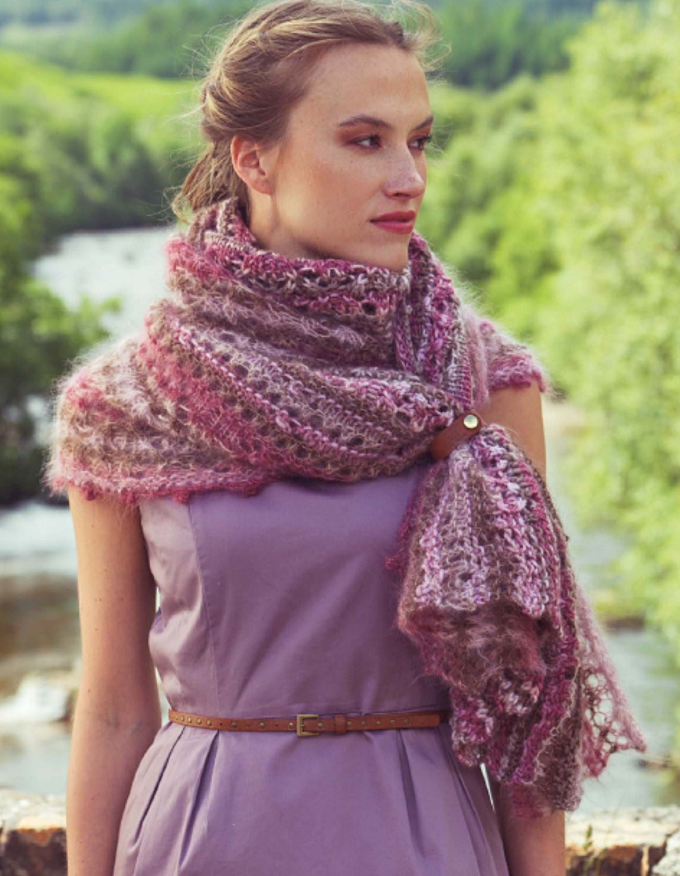 Ana Shawl, Wrap Knitting PDF Pattern Instant Download, English Only - Etsy