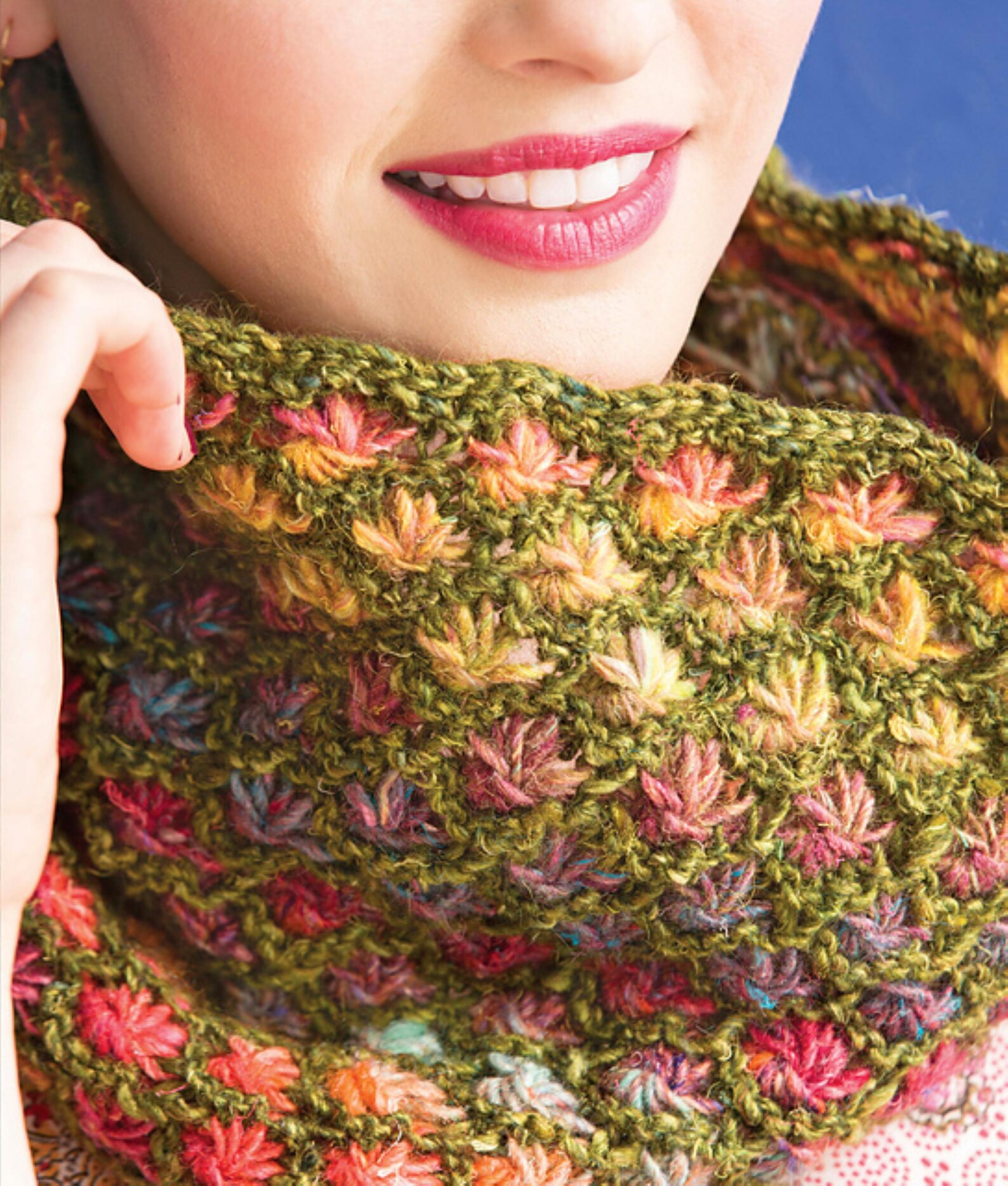 NORO - Starburst Cowl, PDF Knitting Pattern, Slipped Stitches ...
