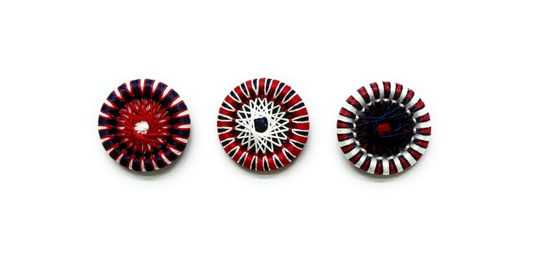 Thread Buttons, 3-pack, 1” Each, Shirtlace, Zwirnknopfe Buttons for ...