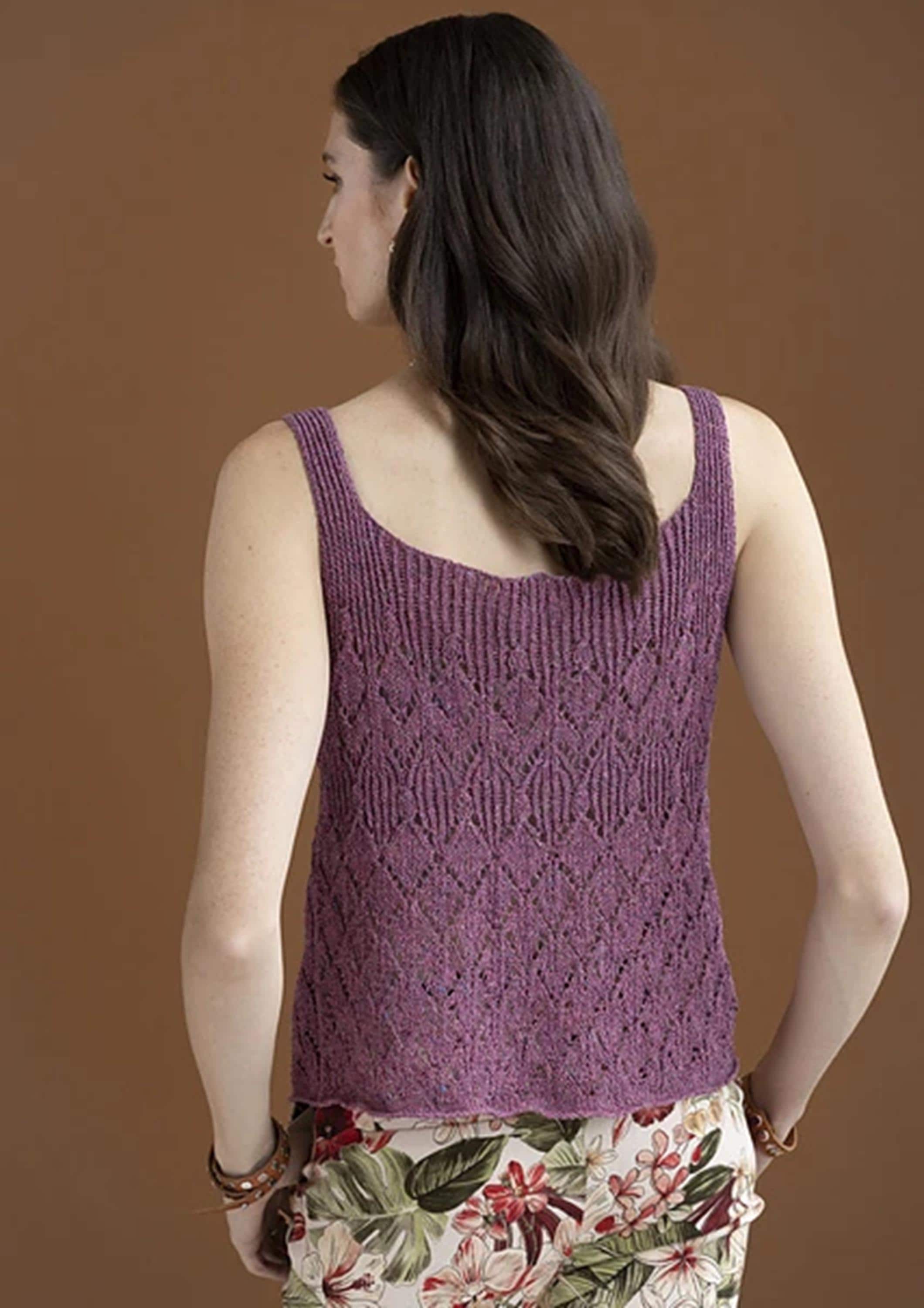 Scarlet Top, PDF Knitting Pattern, Queensland, Intermediate to ...