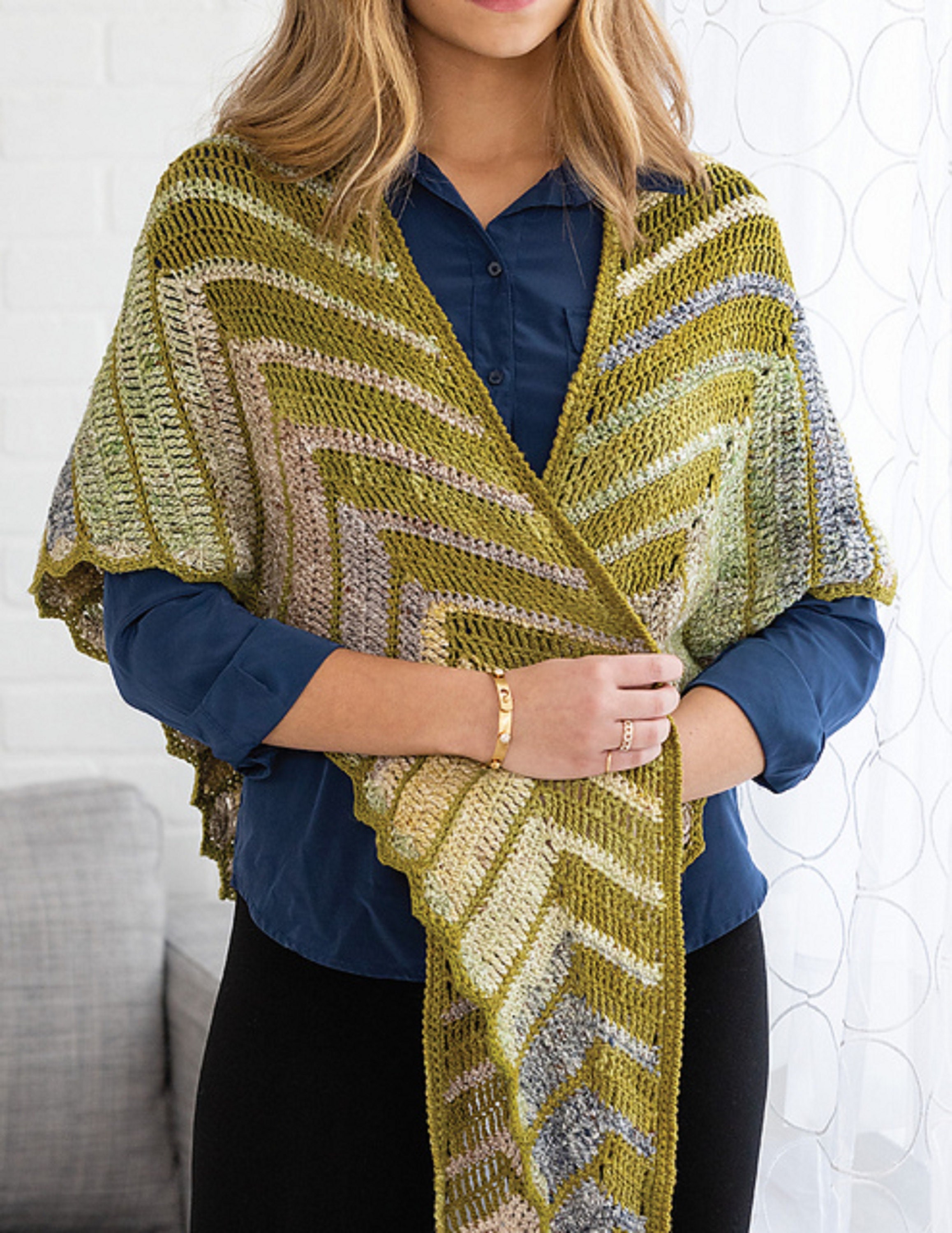 NORO Spring Woodlands 22 Shawl Crochet PDF Pattern - Etsy