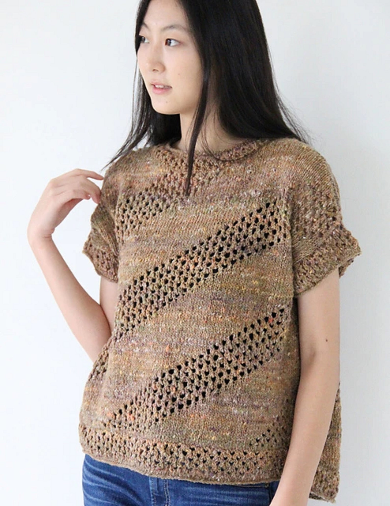 NORO - Kin Top, Short Sleeve, PDF Knitting Pattern - Etsy