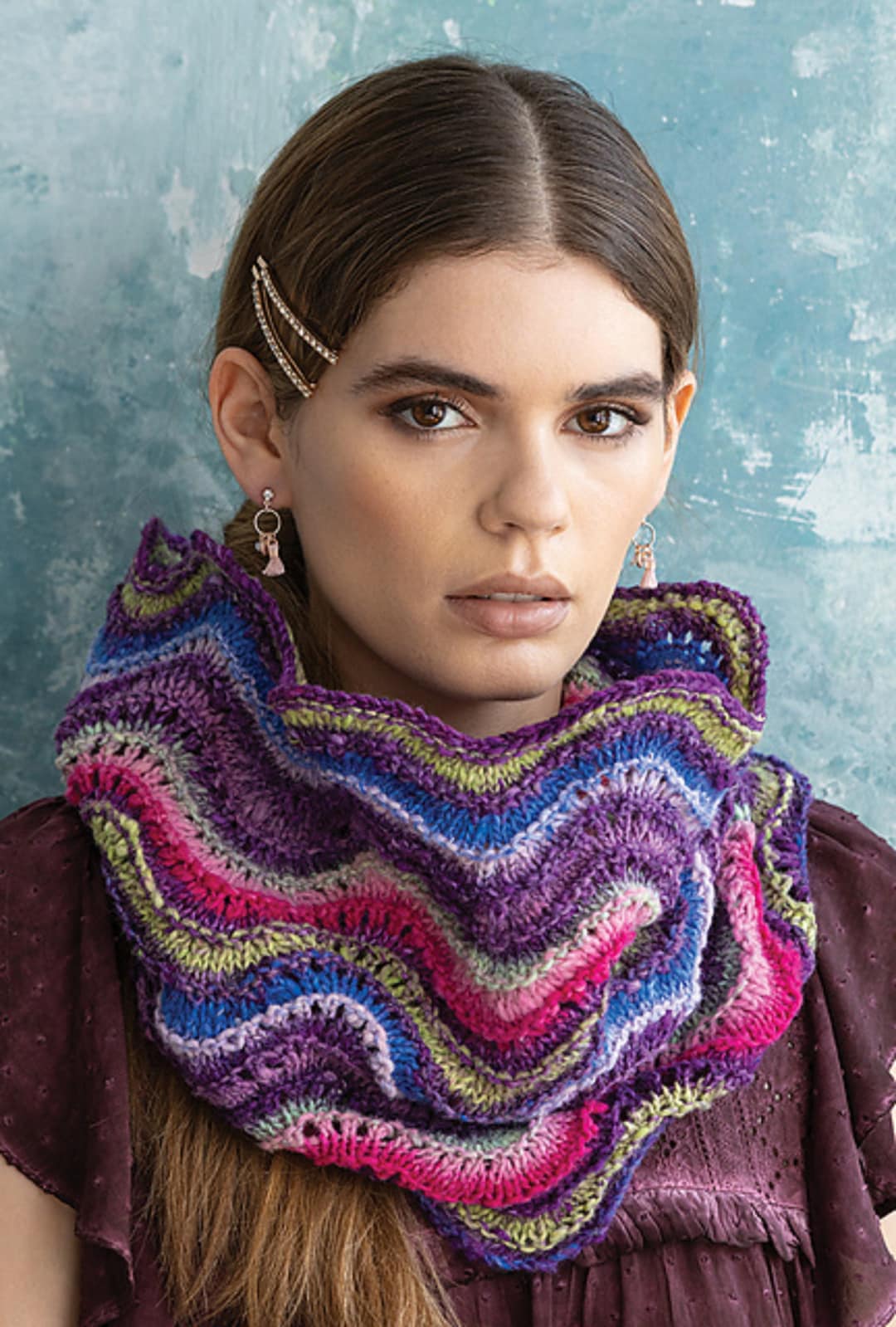 NORO - Feather-and-fan Cowl #20 PDF Knitting Pattern - Etsy