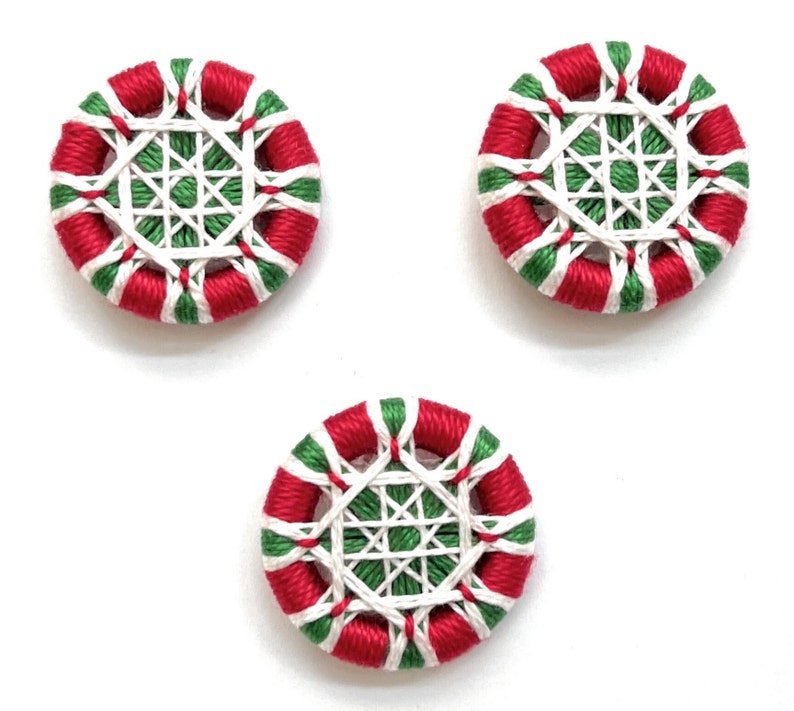 Thread Buttons, 3-pack, 1” Each, Shirtlace, Zwirnknopfe Buttons for ...