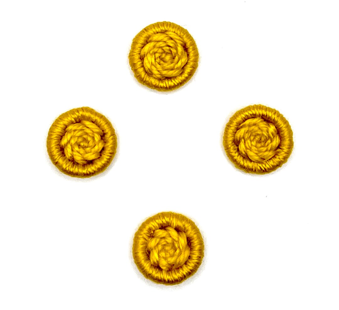 Yarn Buttons, 4-pack, 3/4 Inch Acrylic Buttons for Sewing, Knitting ...