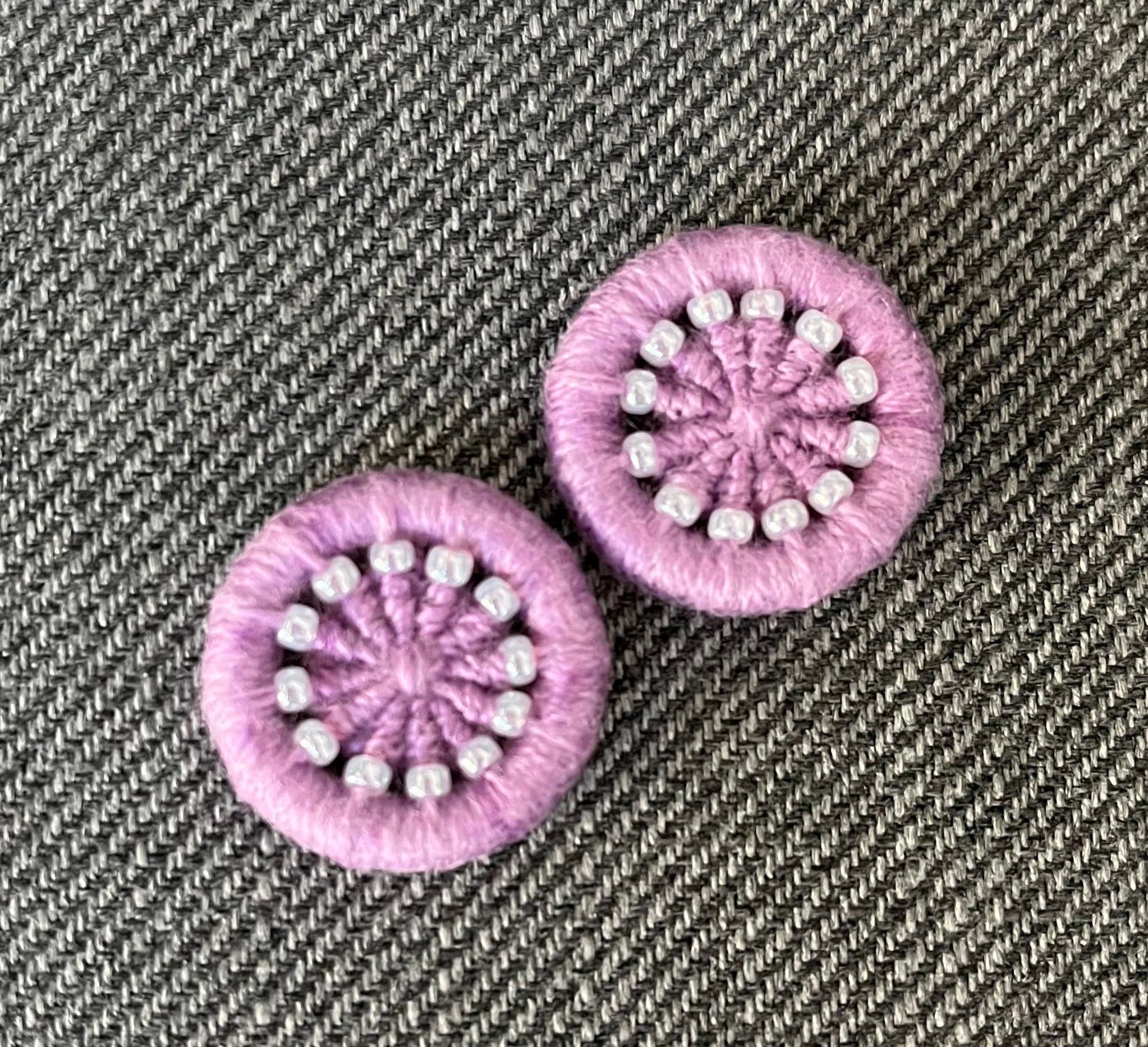 Dorset Yarn Buttons, 2-pack, 1-inch Bamboo Blend Buttons for Sewing ...