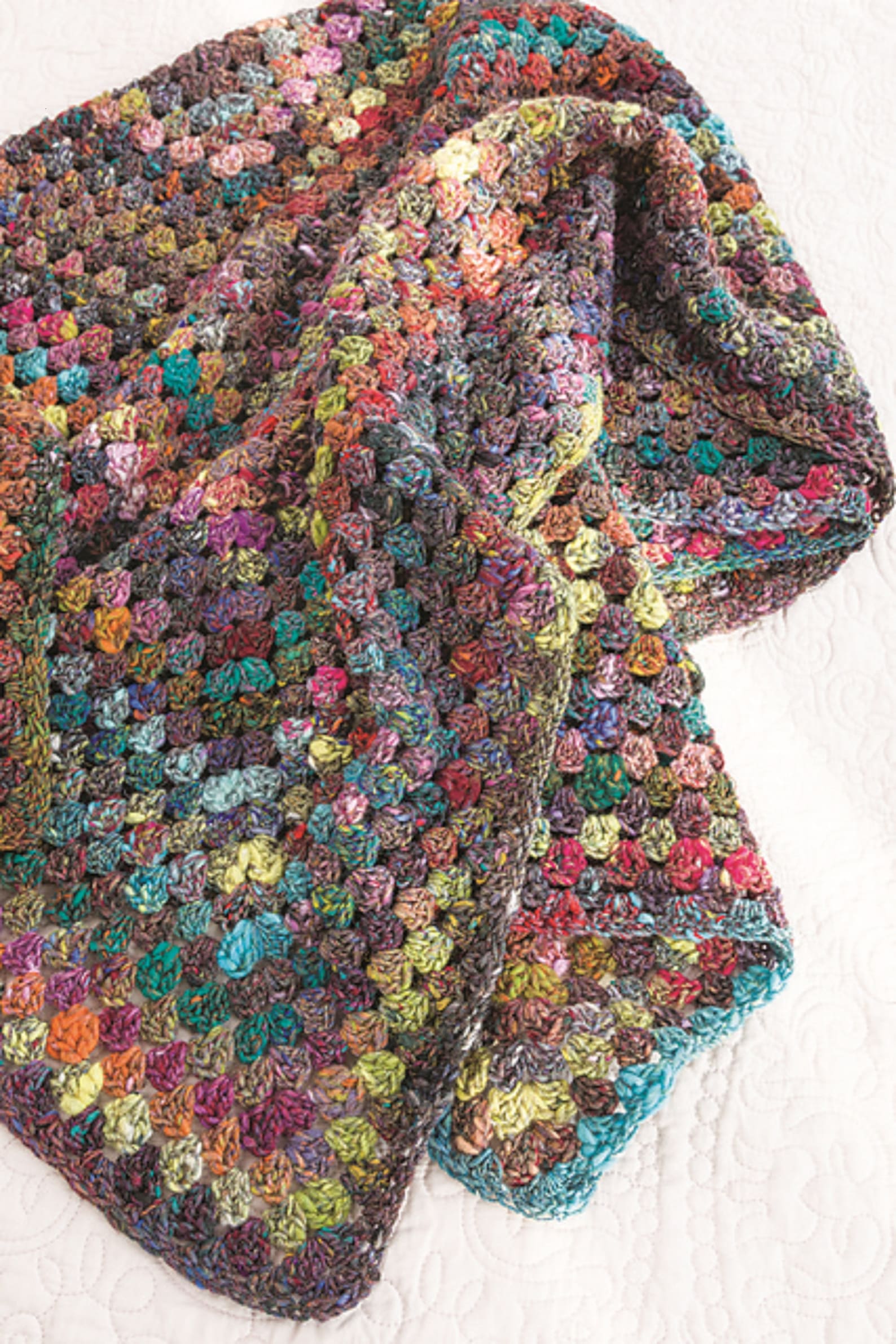 NORO - Big Granny Afghan, Blanket, Throw PDF Crochet Pattern - Etsy