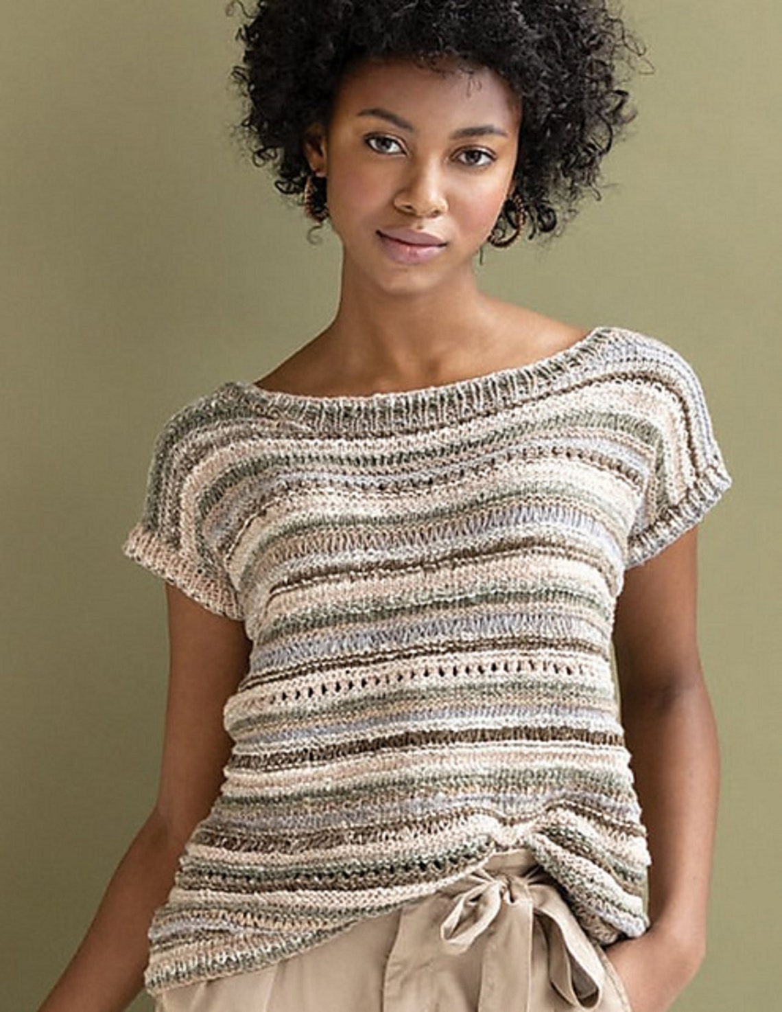 NORO - Pebble Beach Tee #16 PDF Knitting Pattern - Etsy